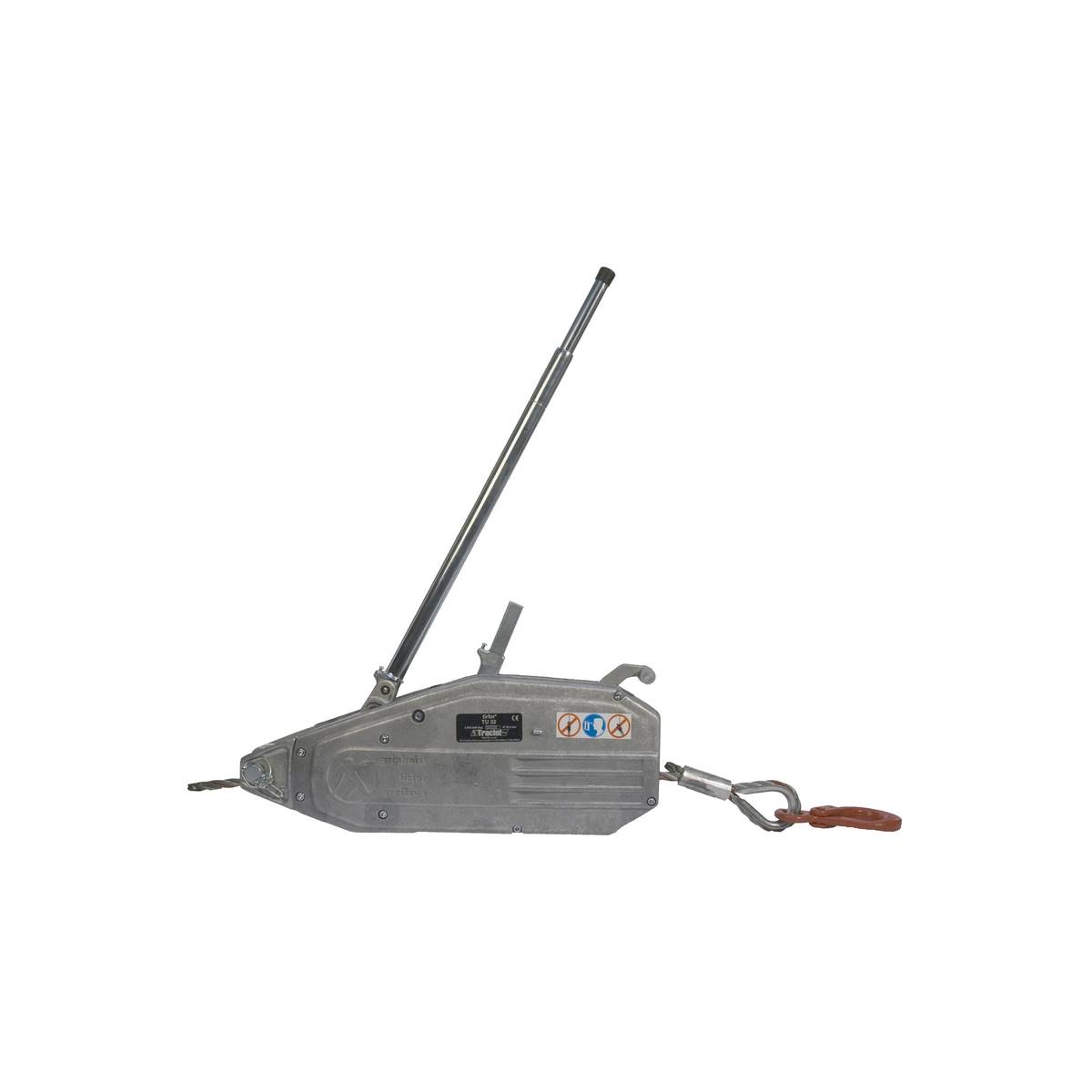 Treuil Tirfor, Tractel, Tirage aérien