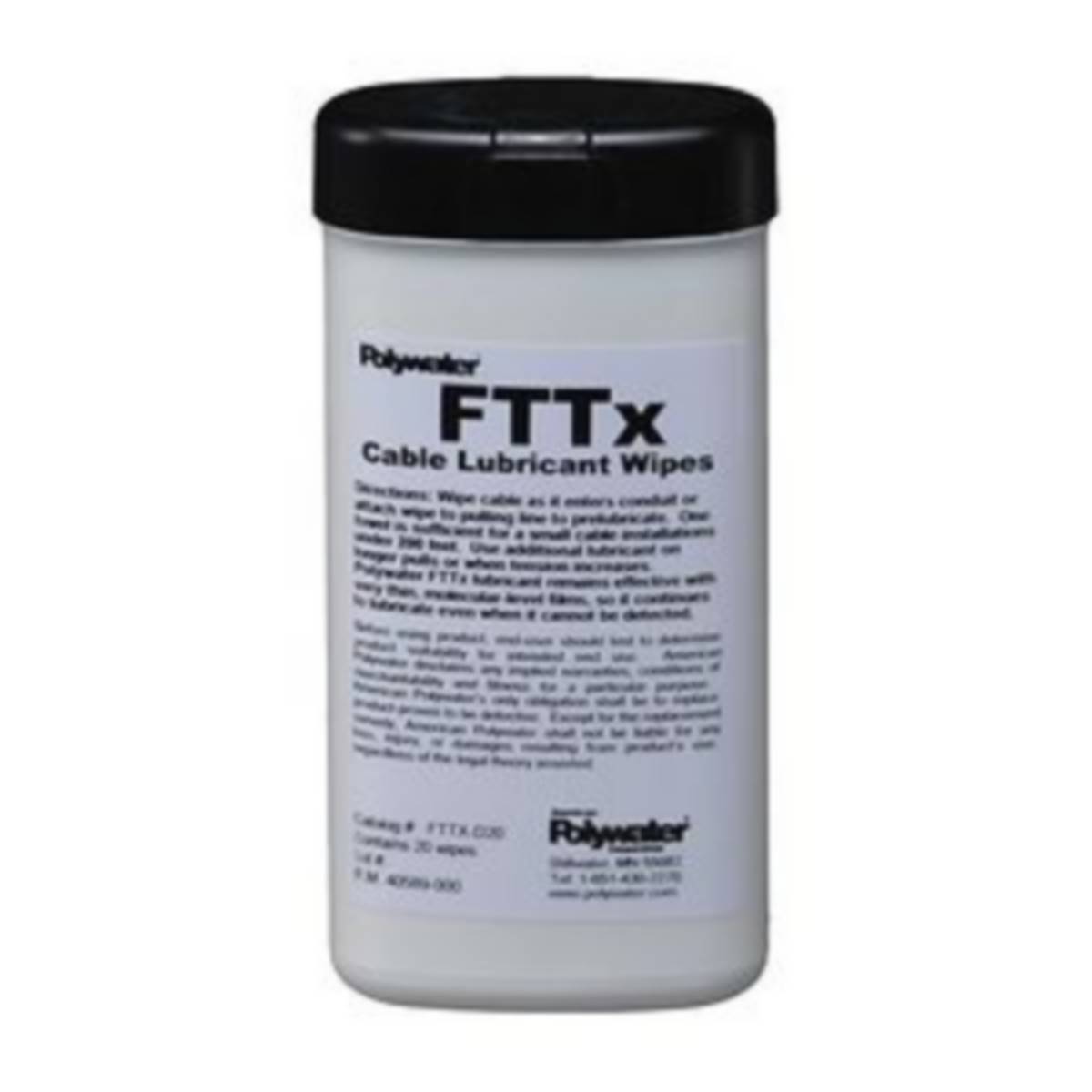 Lubrifiant Polywater type FTTx, Tirage câble fibres optiques